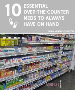 10 Essential Over-The-Counter Meds To Always Have On Hand - Mental Scoop