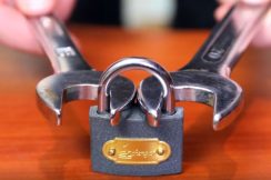 How to Open a PadLock With a Nut Wrench - Mental Scoop