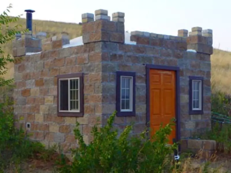 Castle Wall Block Installation