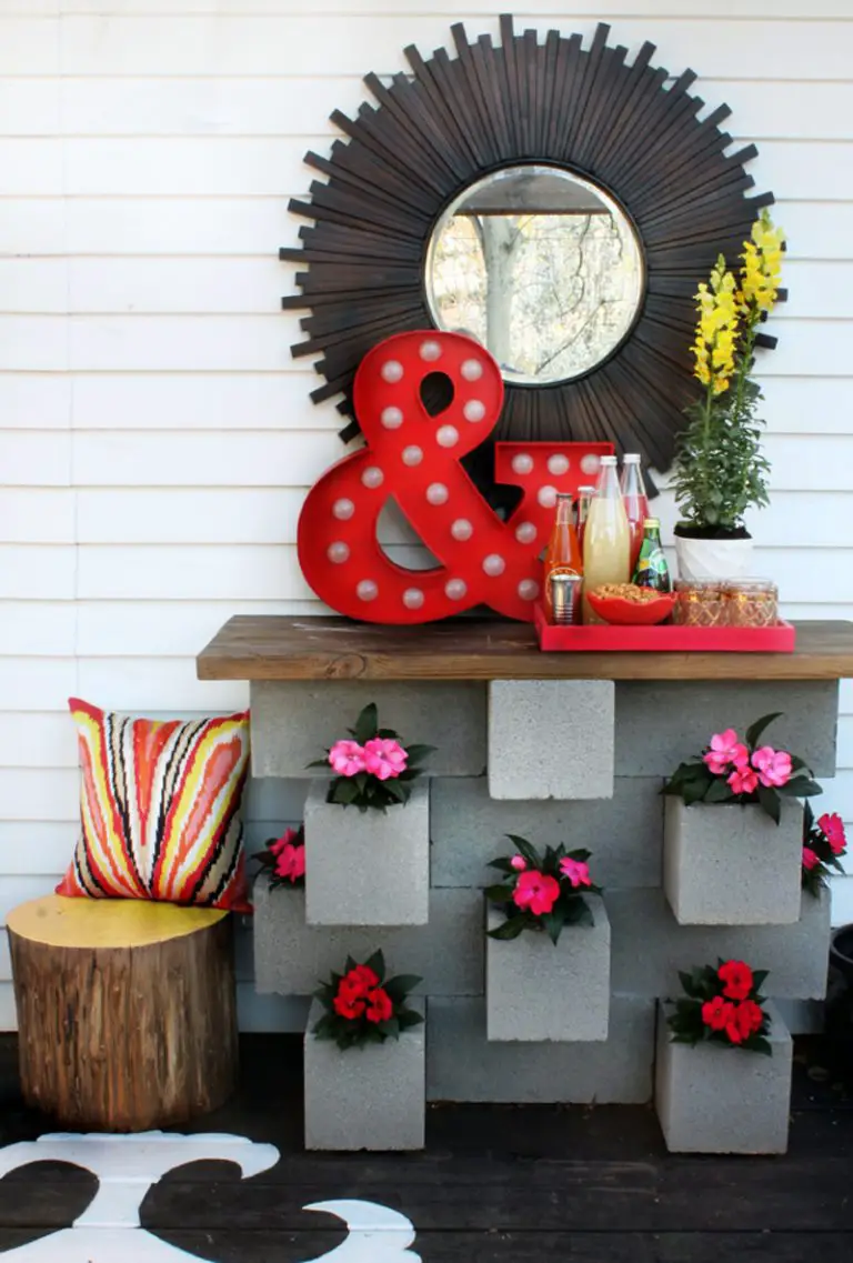20 Creative Cinder Block Projects To Make Your Home And Garden Awesome ...