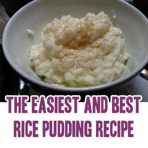 The EASIEST And BEST Rice Pudding Recipe - Mental Scoop