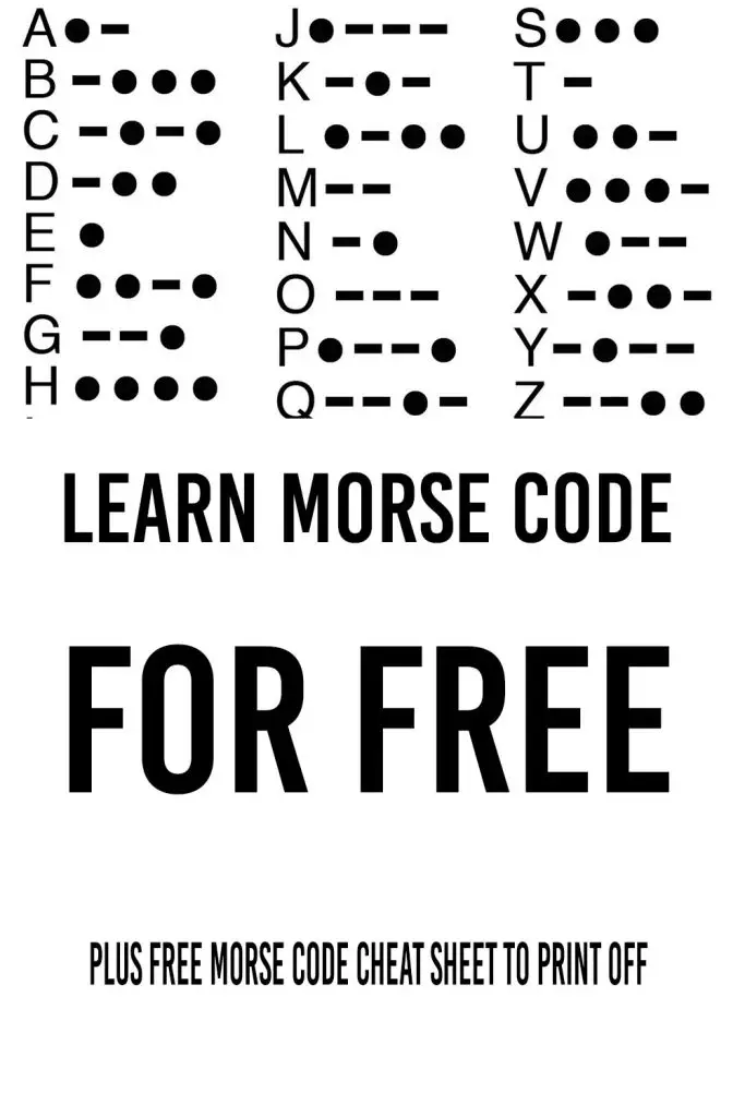 Learn Morse Code For Free - Mental Scoop
