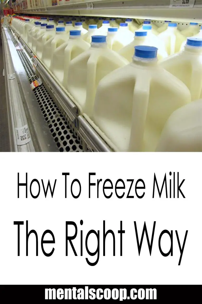 How To Freeze Milk The Right Way - Mental Scoop