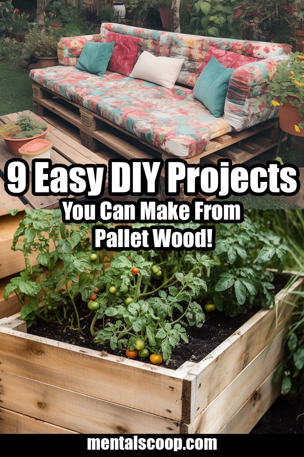 9 Easy DIY Projects You Can Make From Pallets! - Mental Scoop