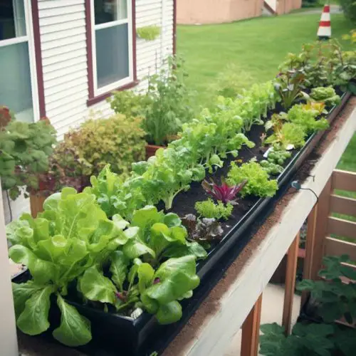 How To Make Your Own Gutter Garden - Mental Scoop