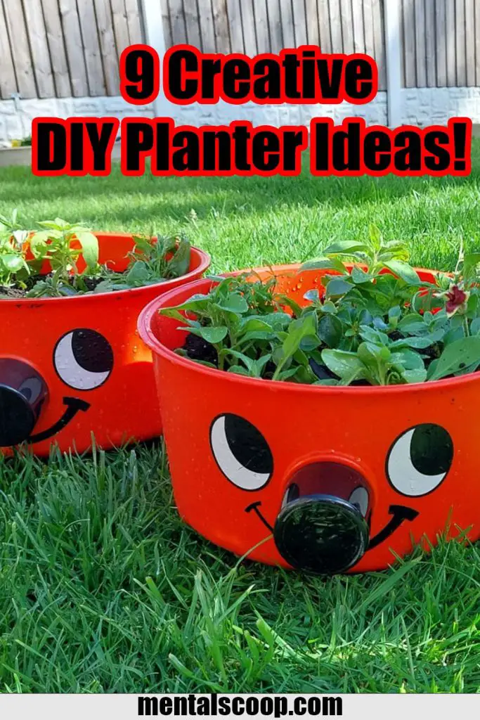 9 Creative DIY Planter Ideas! - Mental Scoop