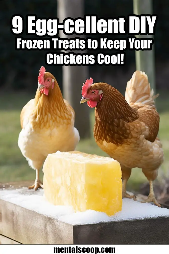Chill Out: 9 Egg-cellent DIY Frozen Treats to Keep Your Chickens Cool ...