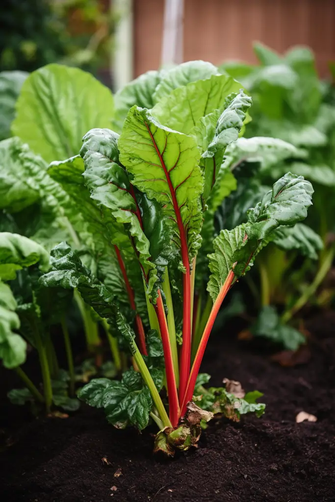 bordacs93_Large_rhubarb_plants_in_a_vegetable_patch_in_a_garden ...
