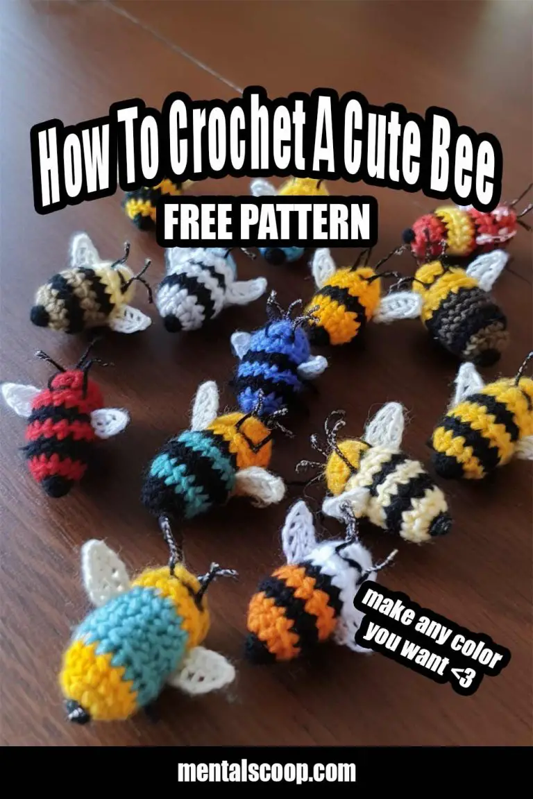 How To Crochet A Cute Bee - Mental Scoop
