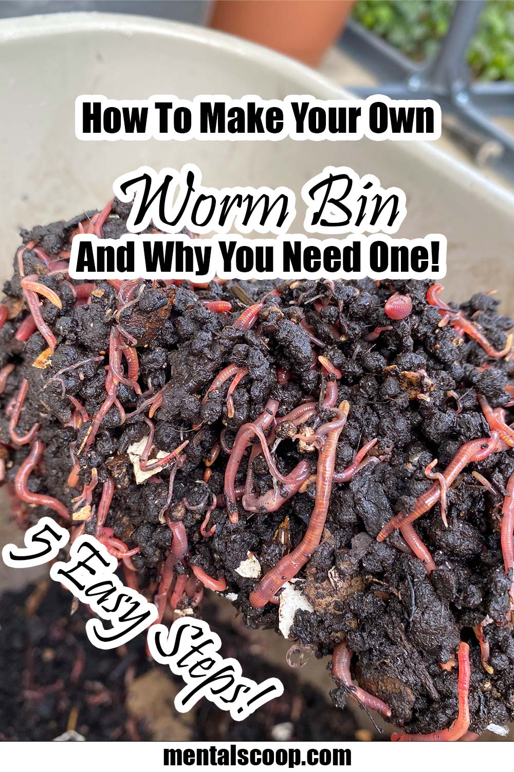 How To Make Your Own Worm Bin And Why You Need One Mental Scoop