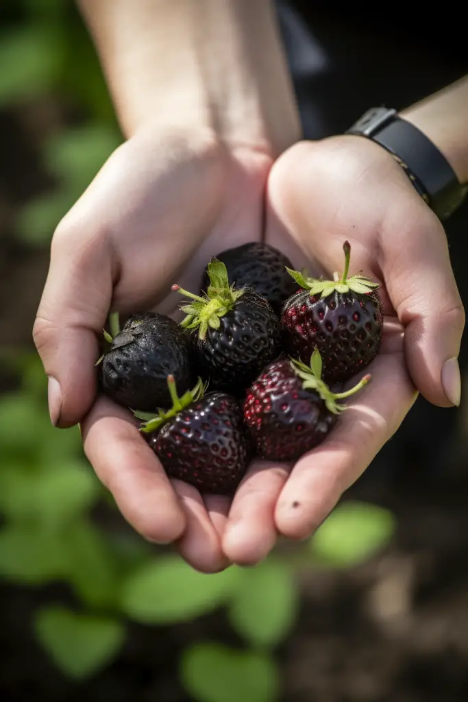 How To Grow Your Own Black Strawberries! - Mental Scoop