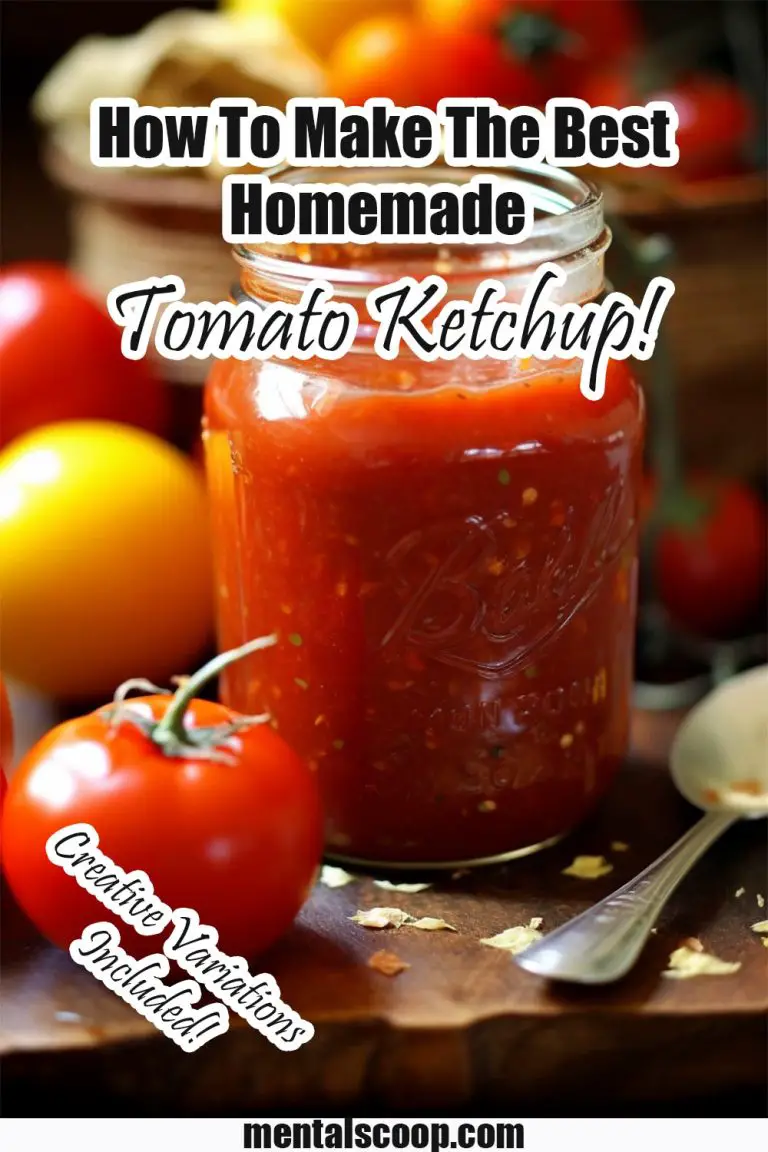 How To Make The Best Homemade Tomato Ketchup! - Mental Scoop