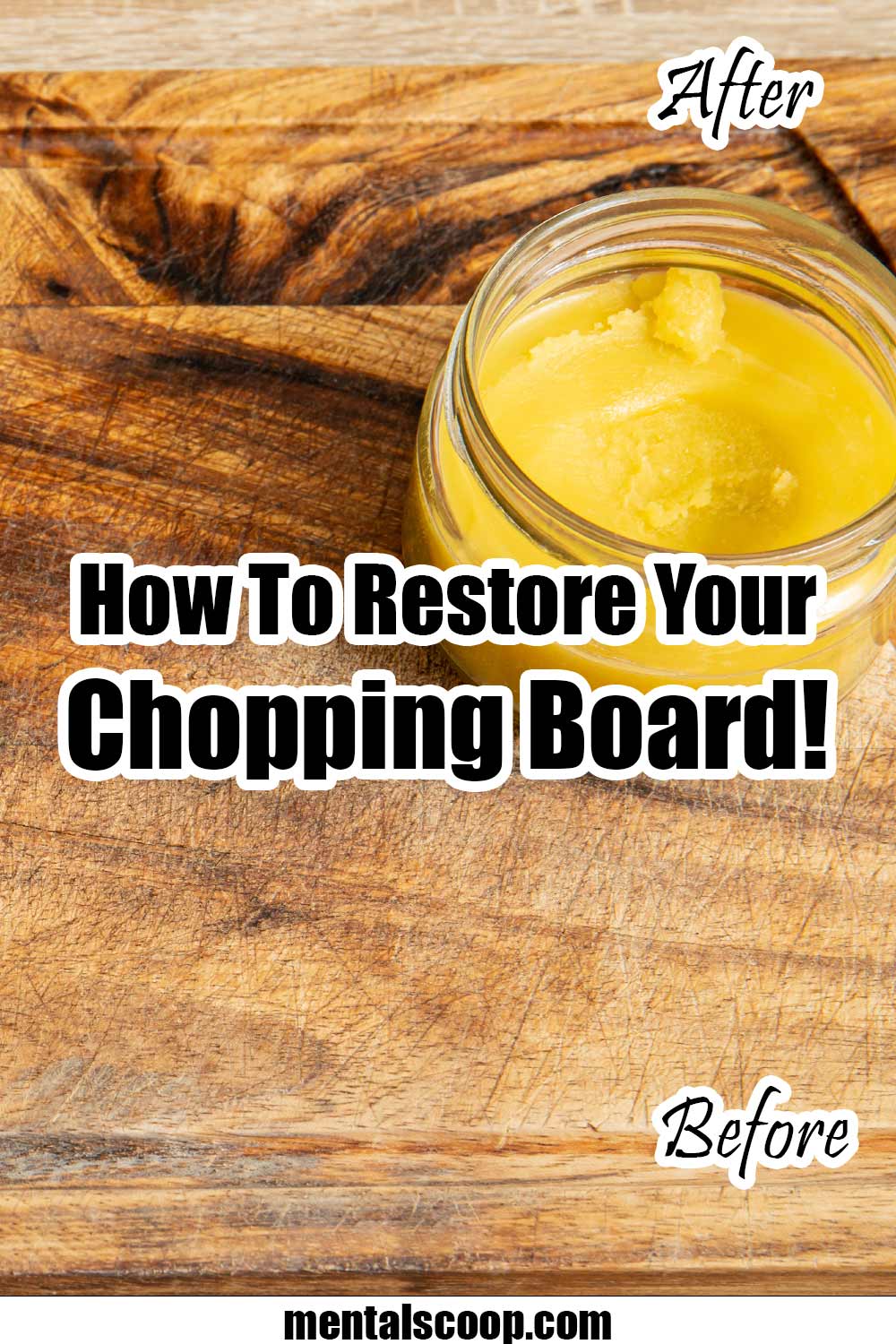 How To Restore Your Chopping Board! - Mental Scoop