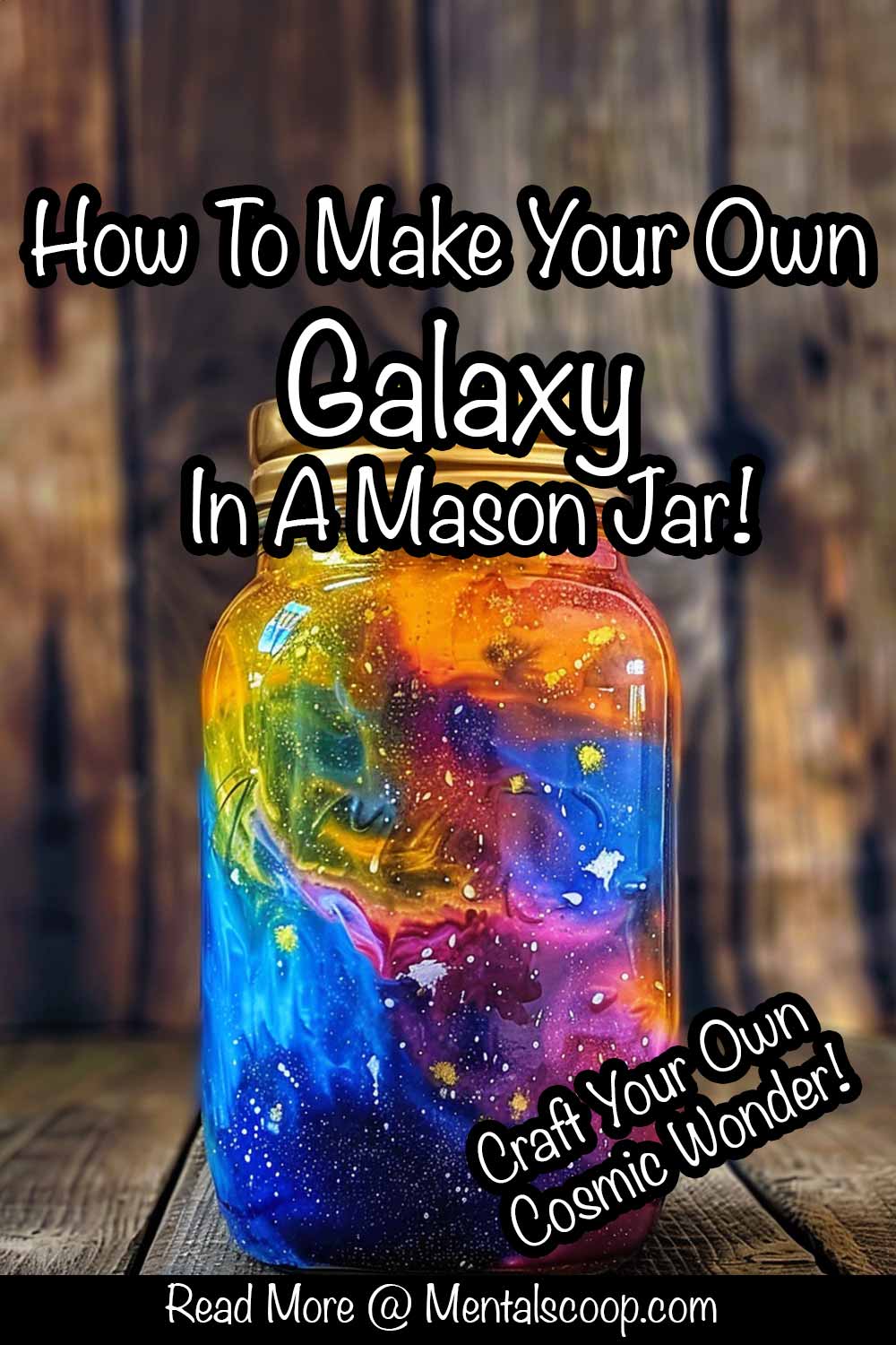 How To Make Your Own Galaxy In A Mason Jar! - Mental Scoop
