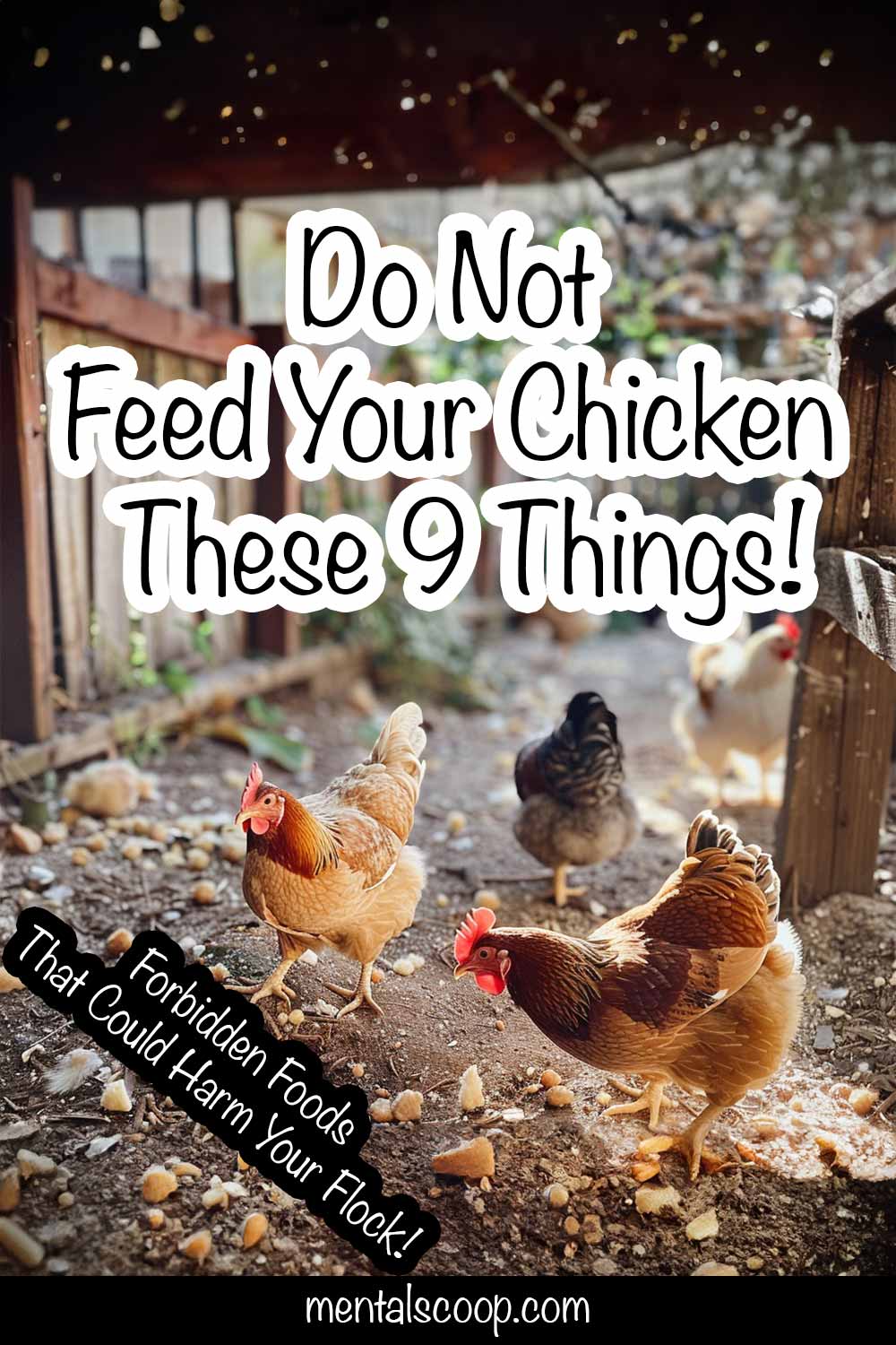 Do Not Feed Your Chicken These 9 Things! - Mental Scoop
