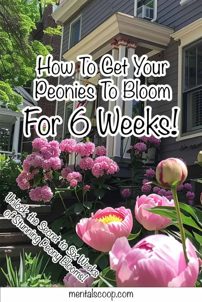 How To Get Your Peonies To Bloom For 6 Weeks! - Mental Scoop