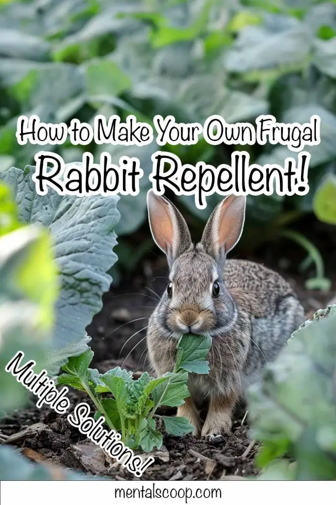How to Make Your Own Frugal Rabbit Repellent! - Mental Scoop