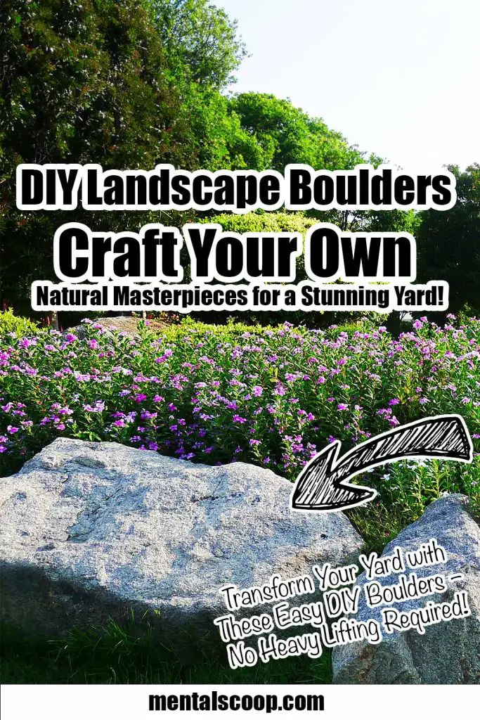 DIY Landscape Boulders: Craft Your Own Natural Masterpieces for a ...