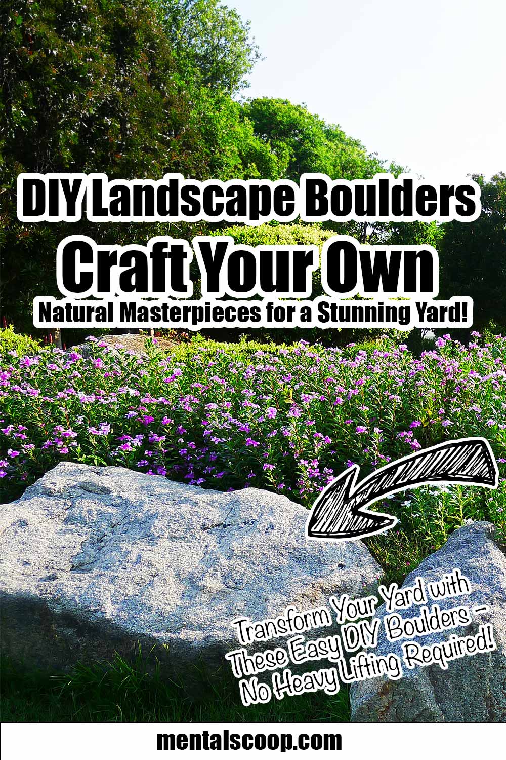 DIY Landscape Boulders: Craft Your Own Natural Masterpieces for a ...