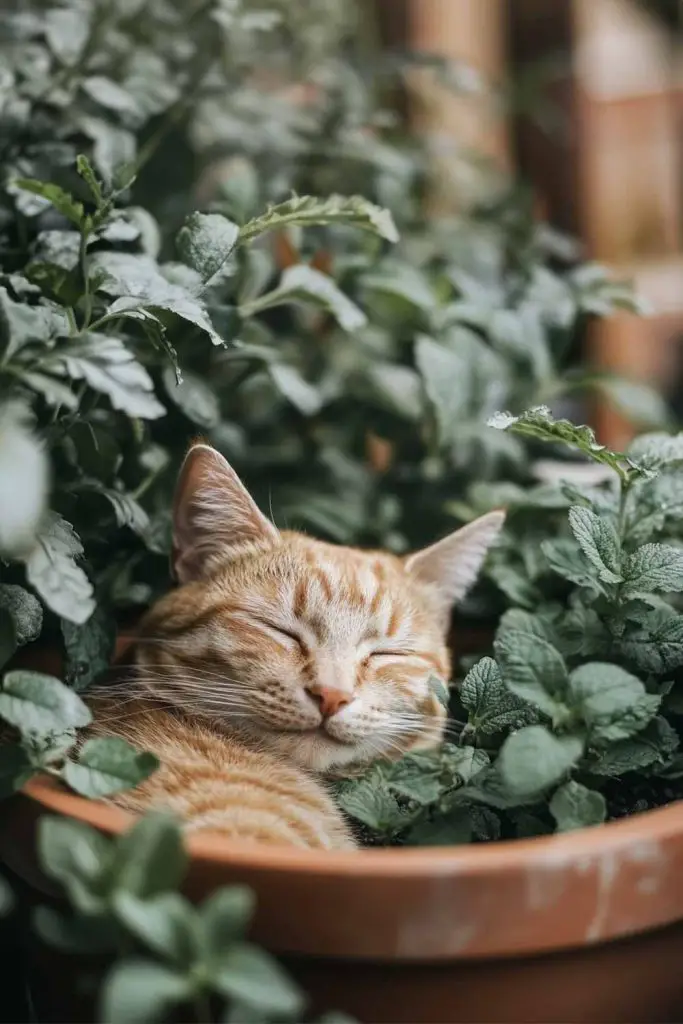 How To Grow Your Own Cat Nip In Flower Pots! - Mental Scoop