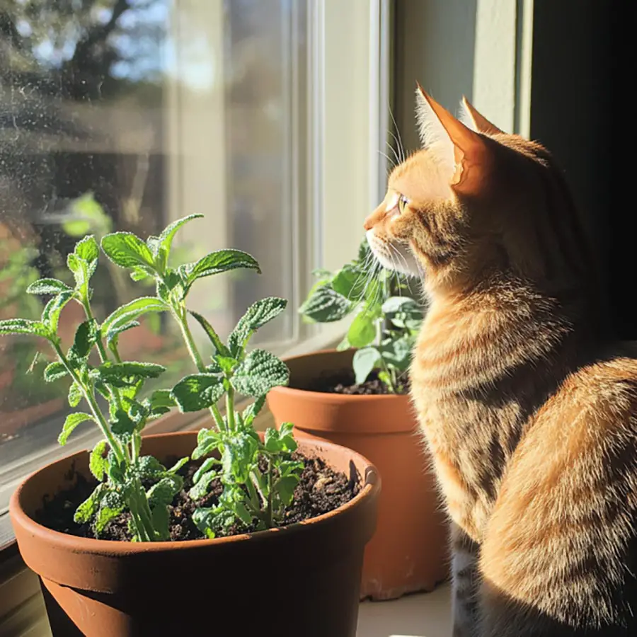 How To Grow Your Own Cat Nip In Flower Pots! - Mental Scoop