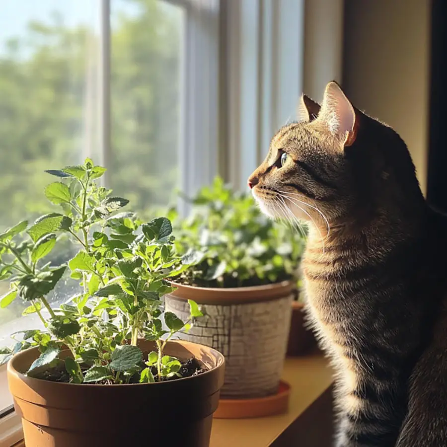 How To Grow Your Own Cat Nip In Flower Pots! - Mental Scoop