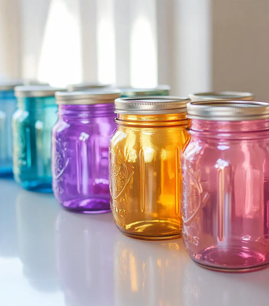 DIY Mason Jar Tinting: Easy Steps for a Colorful Makeover! - Mental Scoop